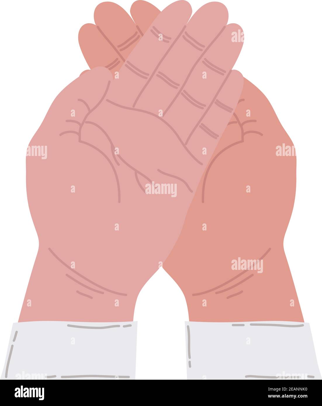 hands human protecting isolated icon vector illustration design Stock ...