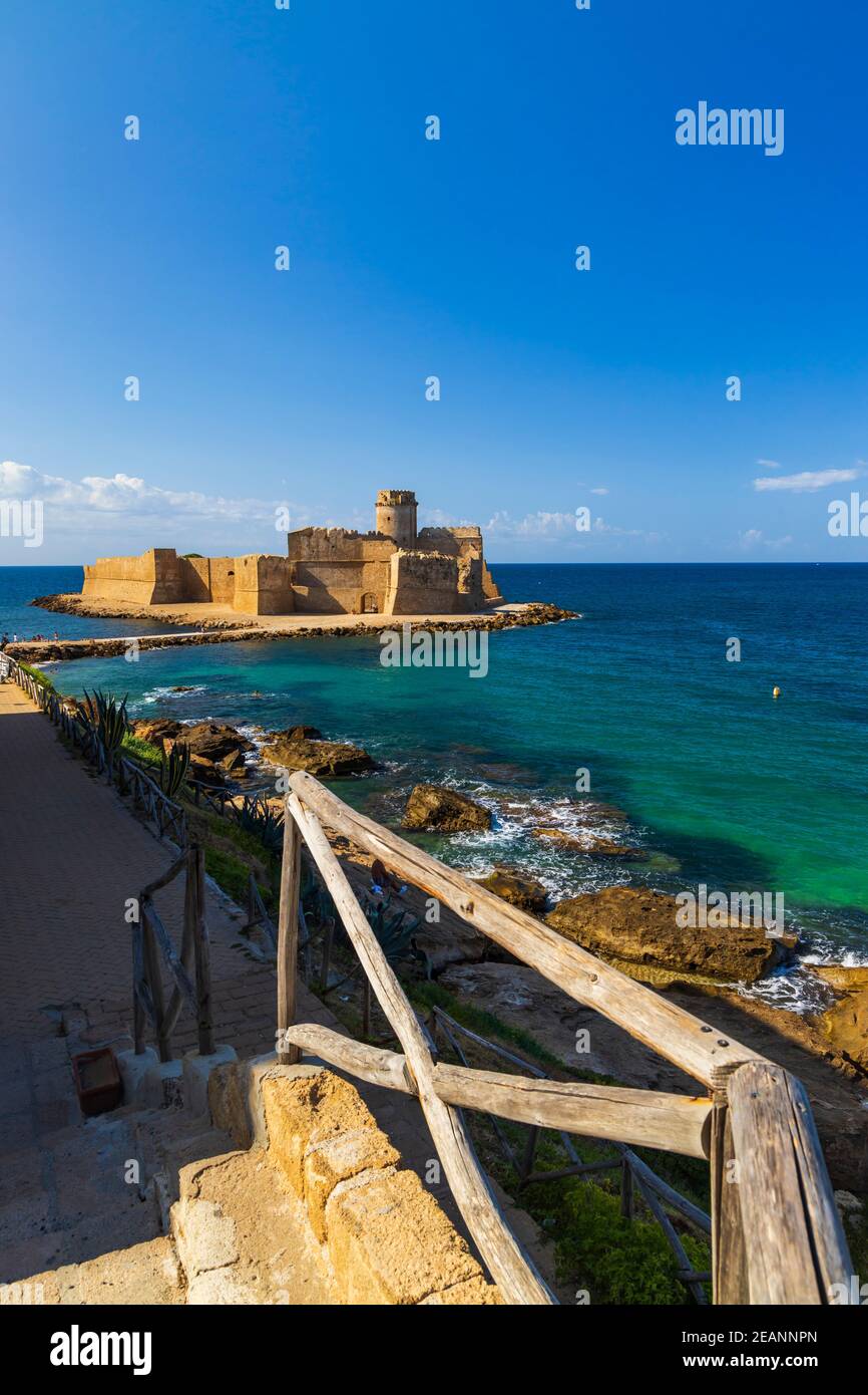 Castle in Isola di Capo Rizzuto, Province of Crotone, Calabria, Italy ...