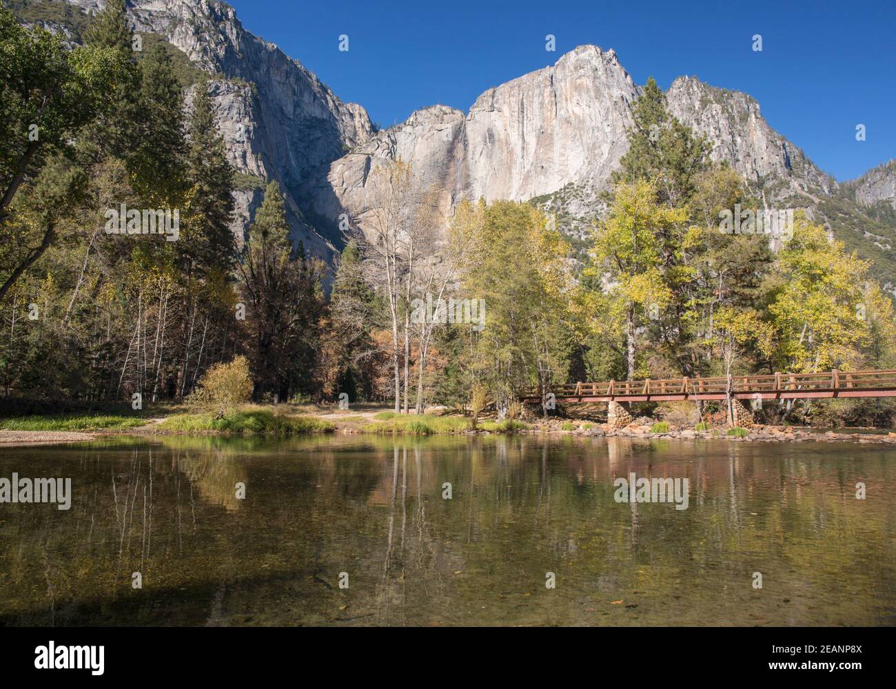 View across merced river hi-res stock photography and images - Alamy