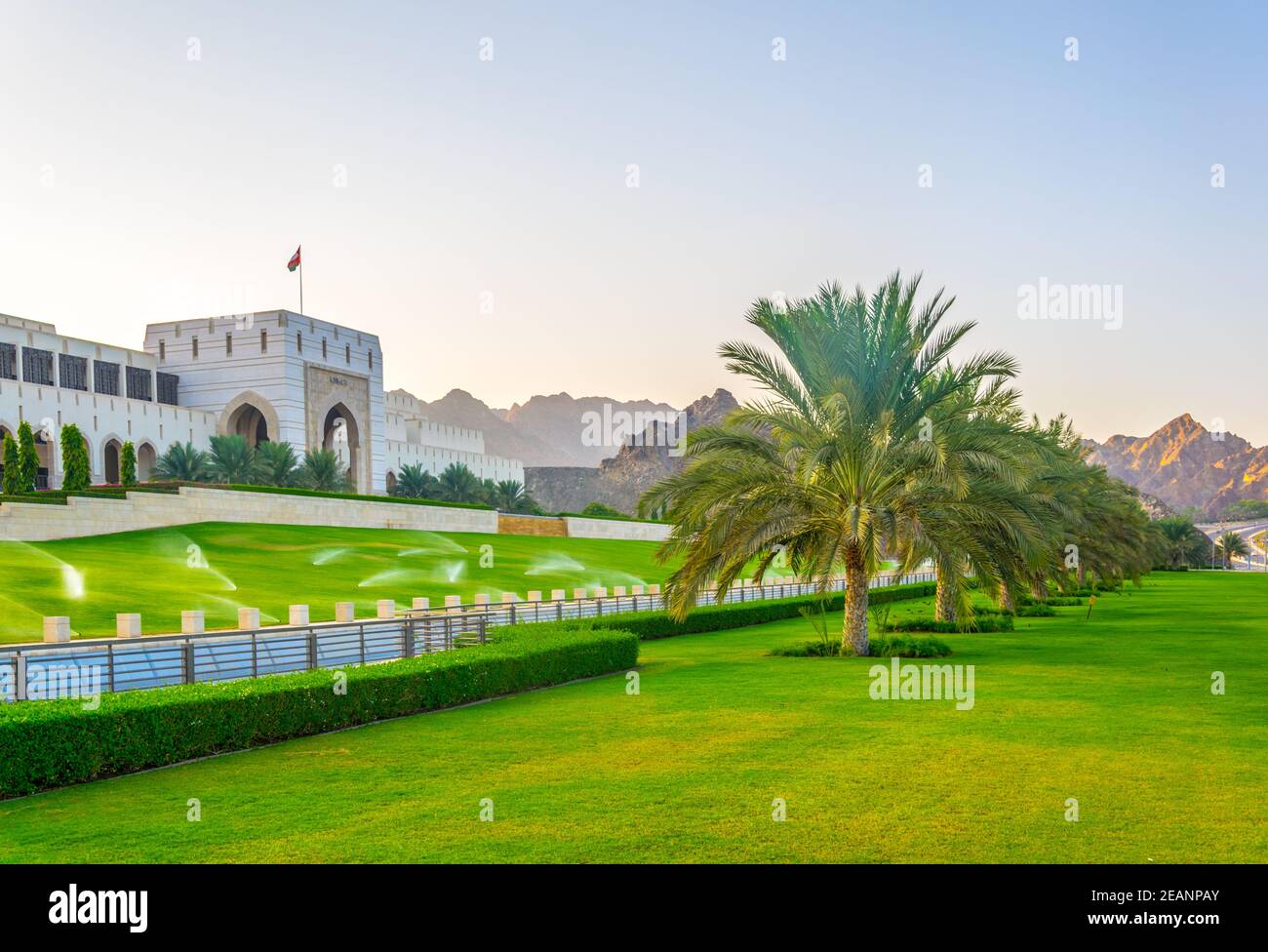 View of the parliament building in Muscat, Oman Stock Photo - Alamy