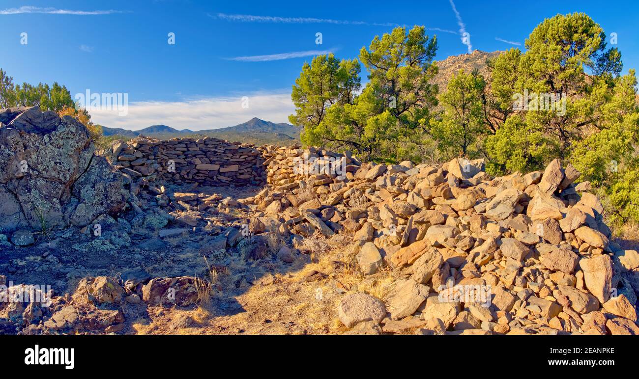 Ancient Indian Ruins near Granite Mountain in the Prescott National ...