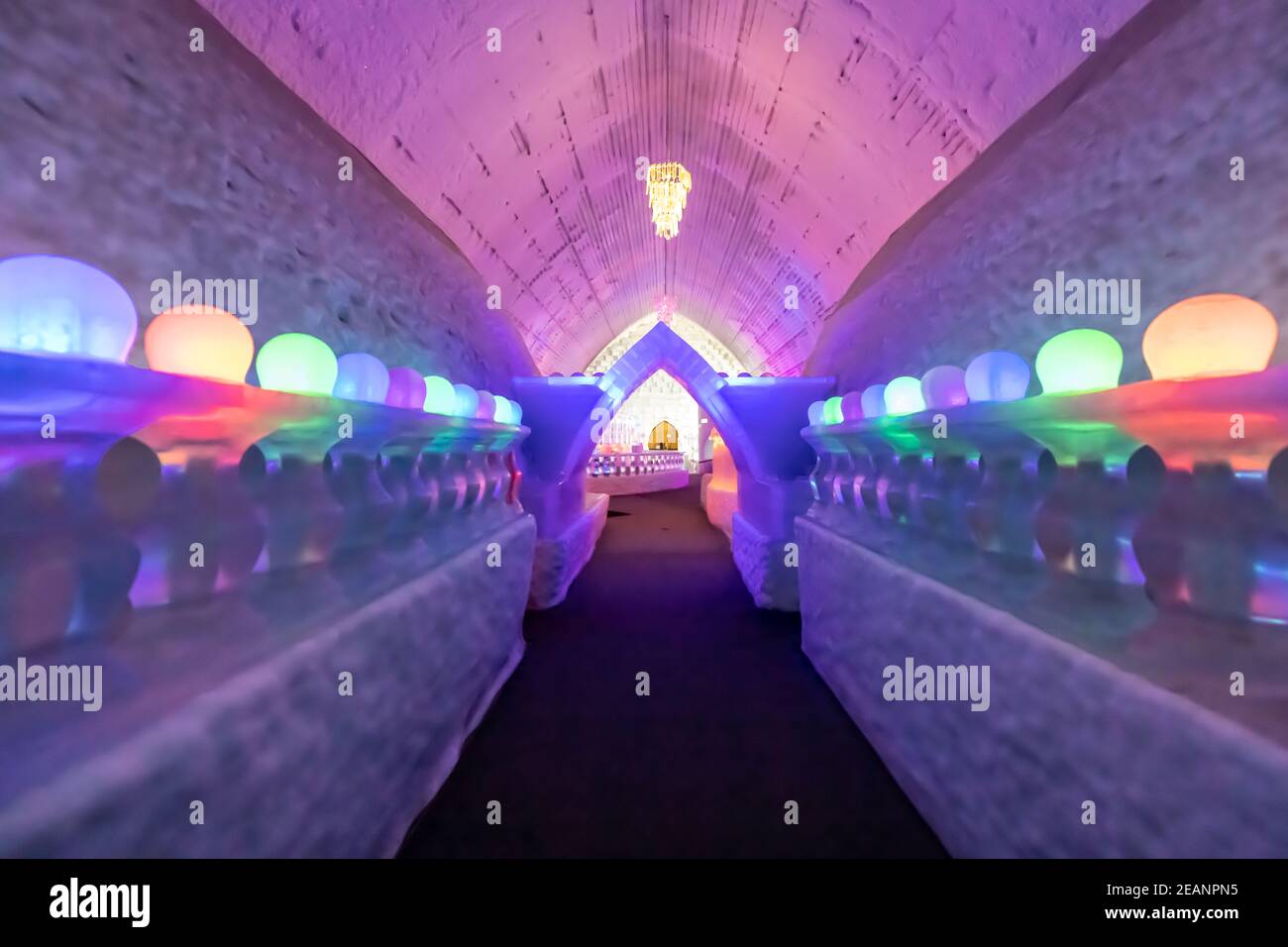 Aurora Ice Museum and Bar at Chena Hot Springs in Fairbanks, Alaska is ...