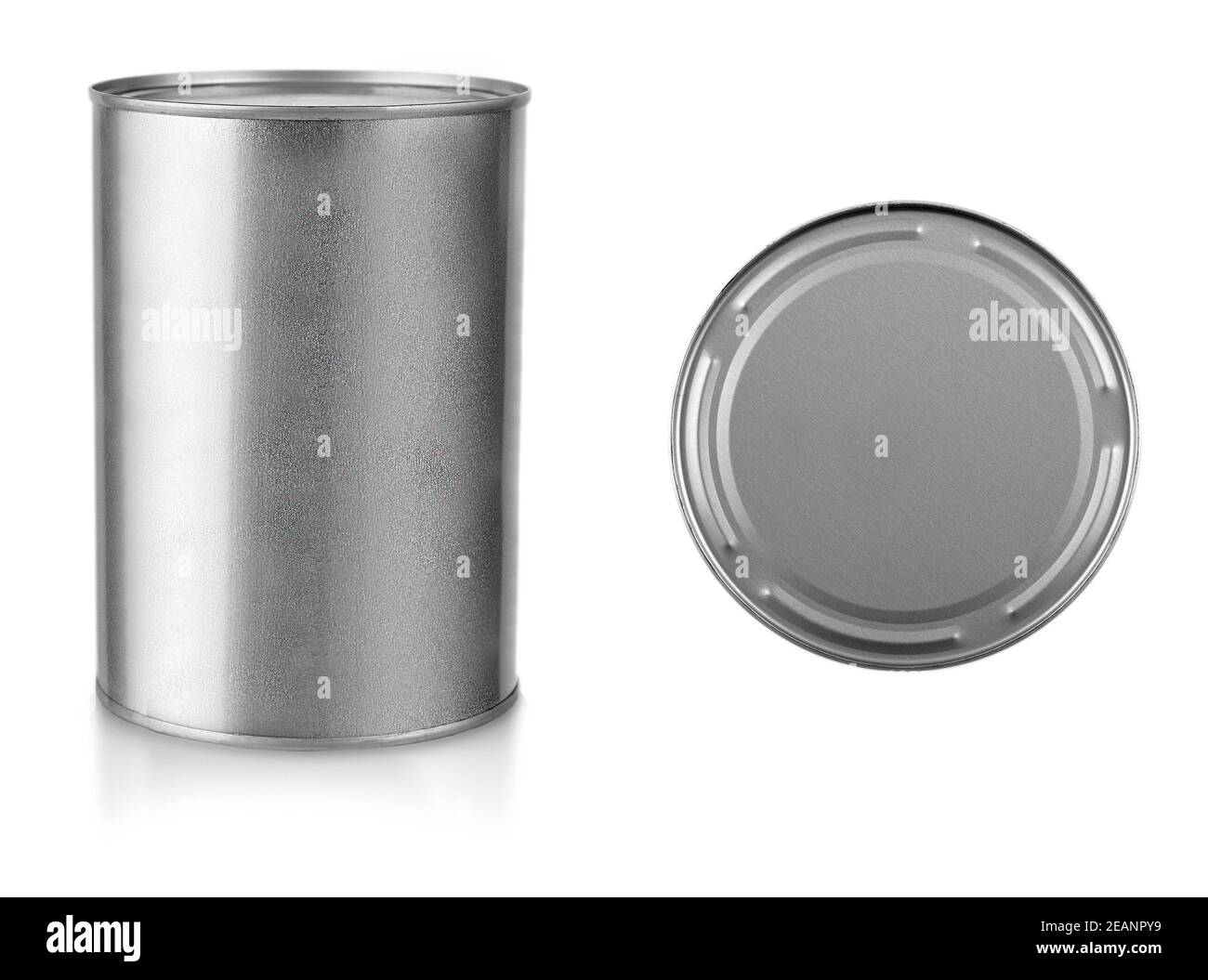 Gray metal closed pot cut out on white background Stock Photo - Alamy