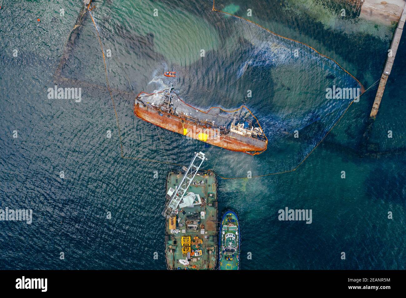 View old tanker ran aground hi-res stock photography and images - Alamy