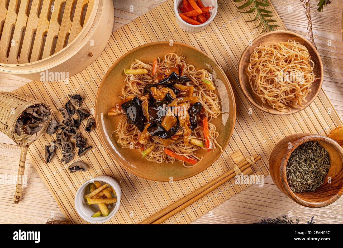 Traditional Chinese food menu Stock Photo - Alamy