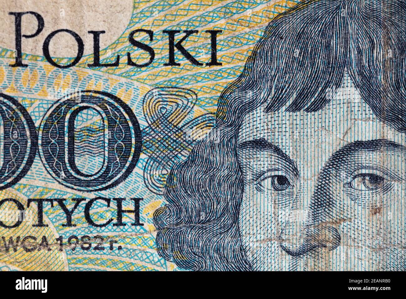 Obverse of 1000 Polish zloty for design purpose Stock Photo - Alamy