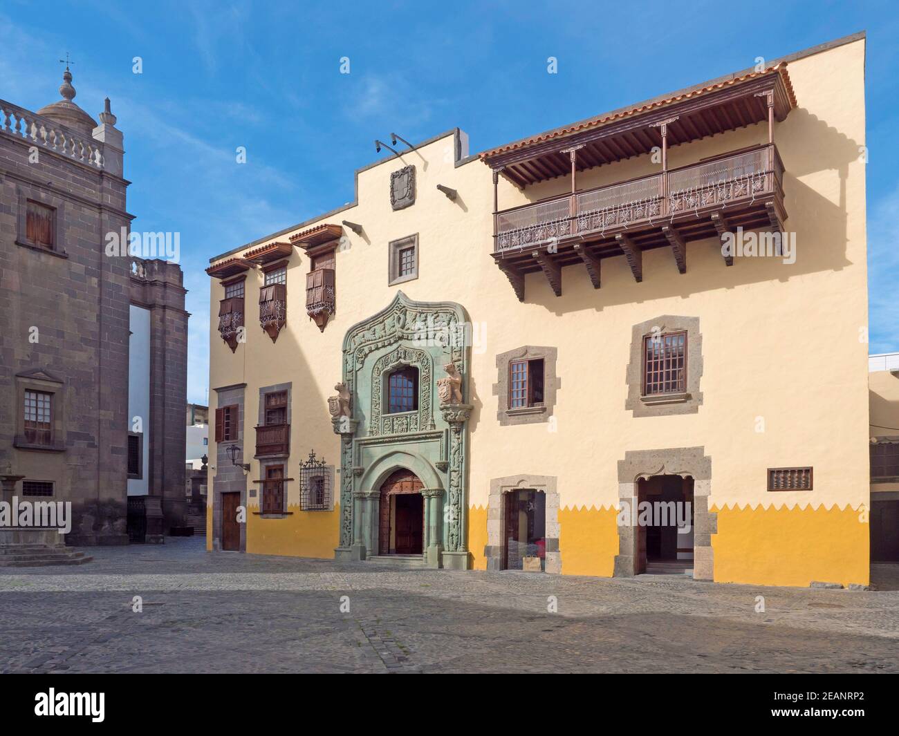 Historic house museum of Christopher Columbus Casa de Colon at square ...