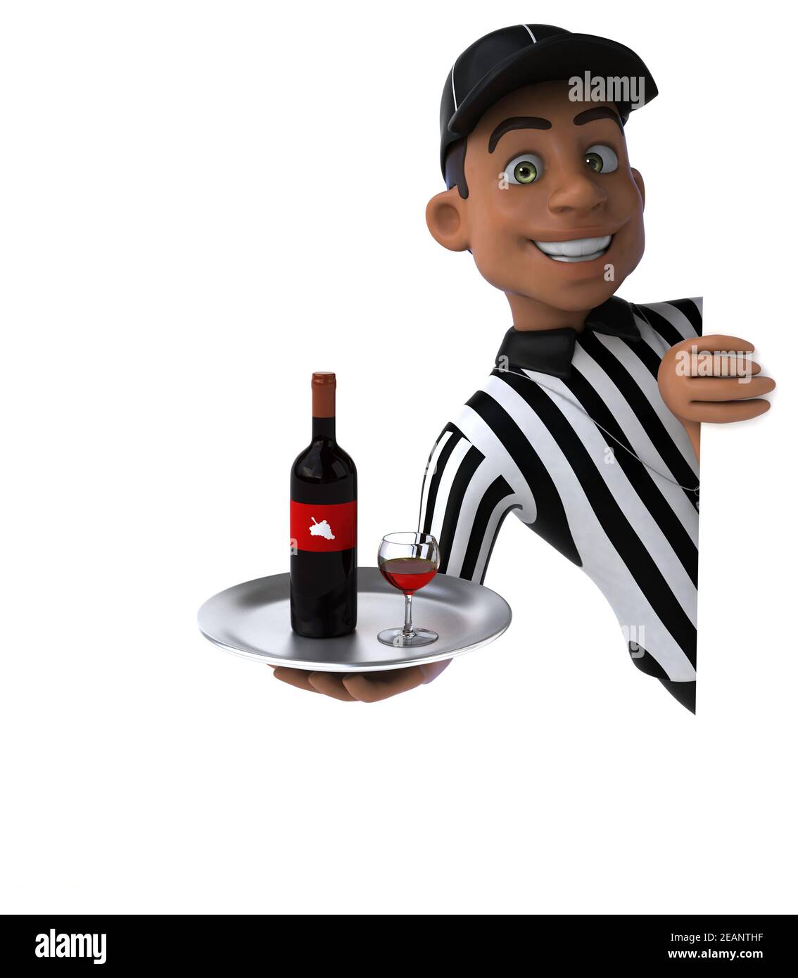 African waiter Cut Out Stock Images & Pictures - Alamy
