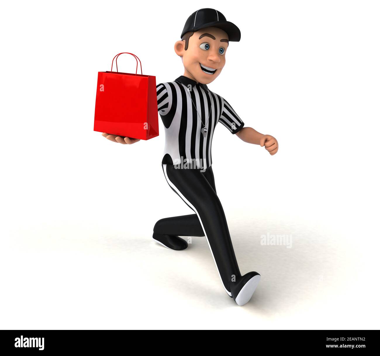Football referee illustration Cut Out Stock Images & Pictures - Alamy