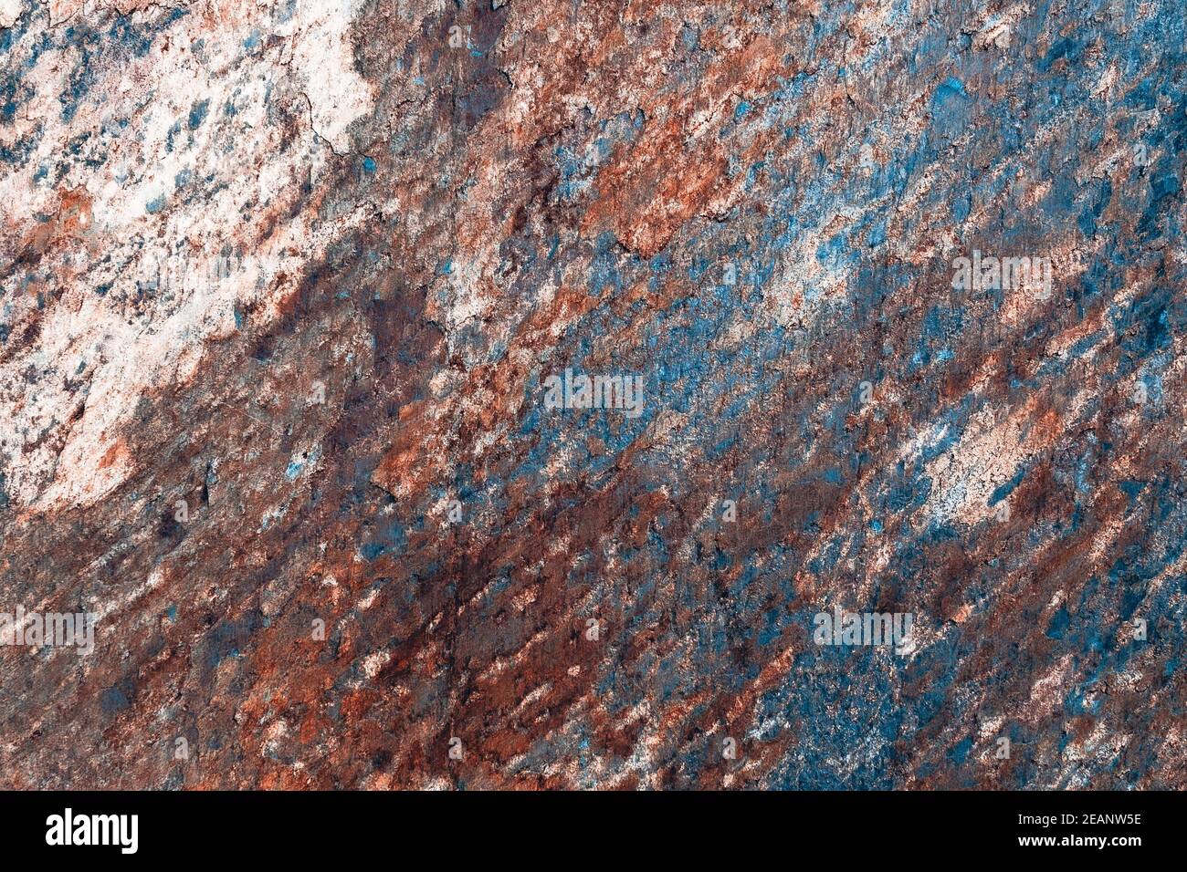 Surface Peeling Paint Peeling off and Grunge Dirty Rust Stock Photo - Alamy