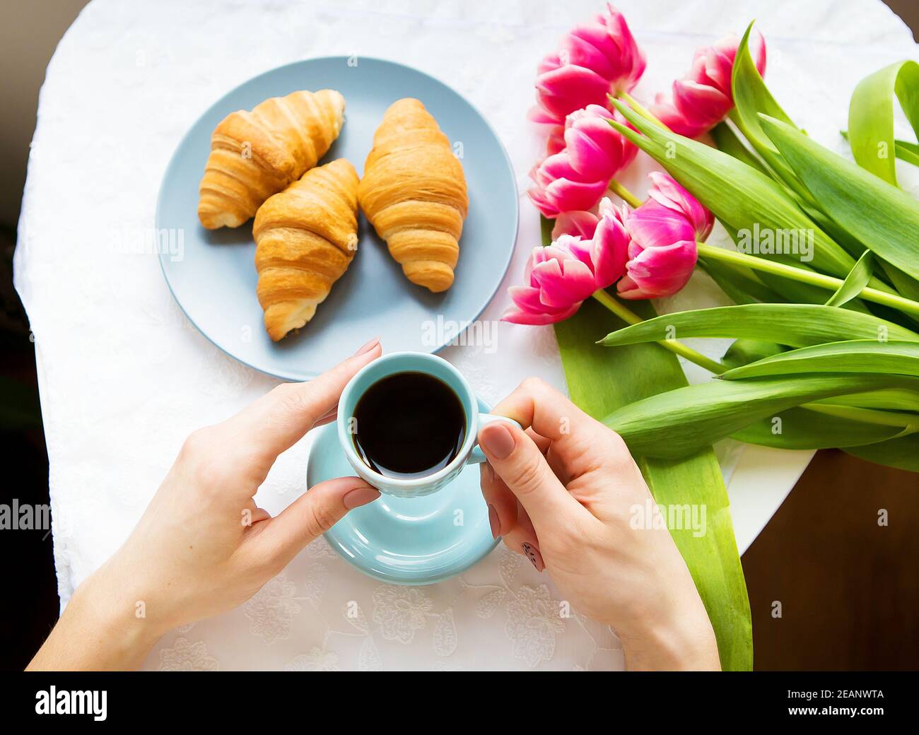 Croissant flower hi-res stock photography and images - Alamy
