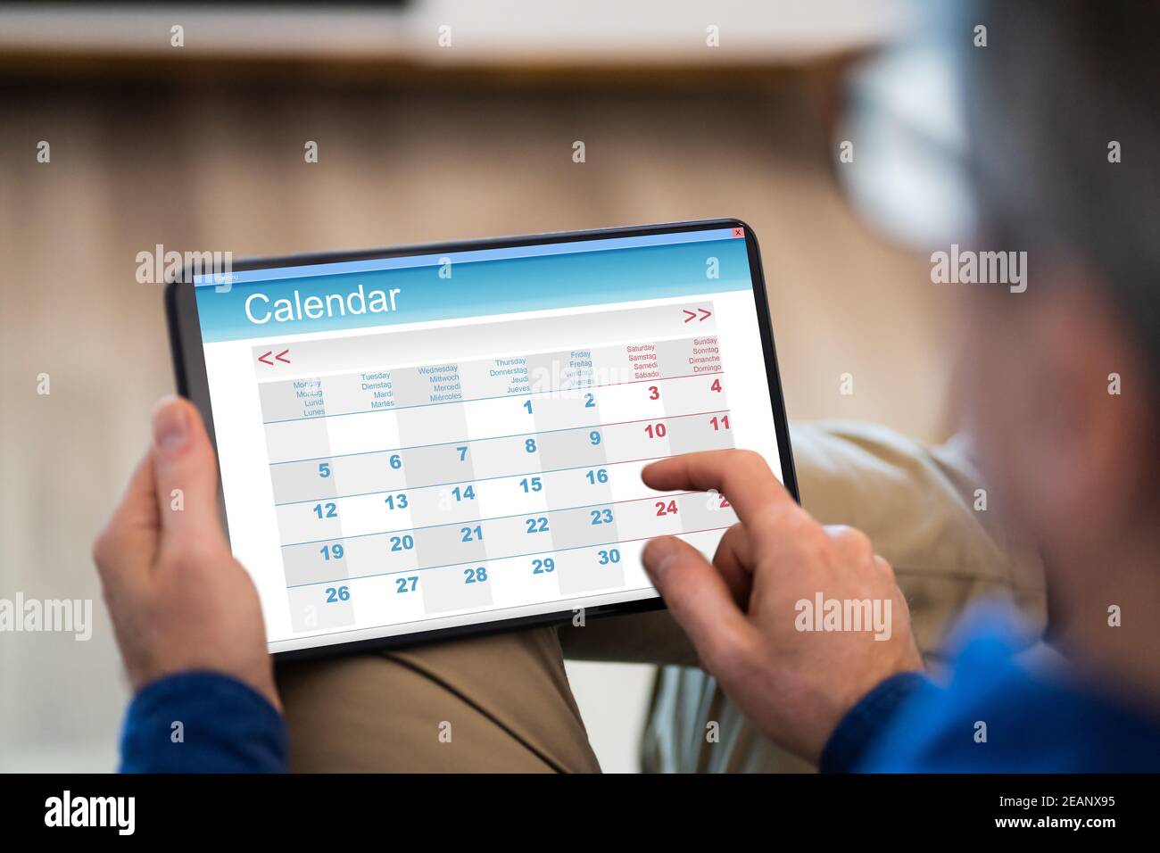 Man calendar hi-res stock photography and images - Alamy