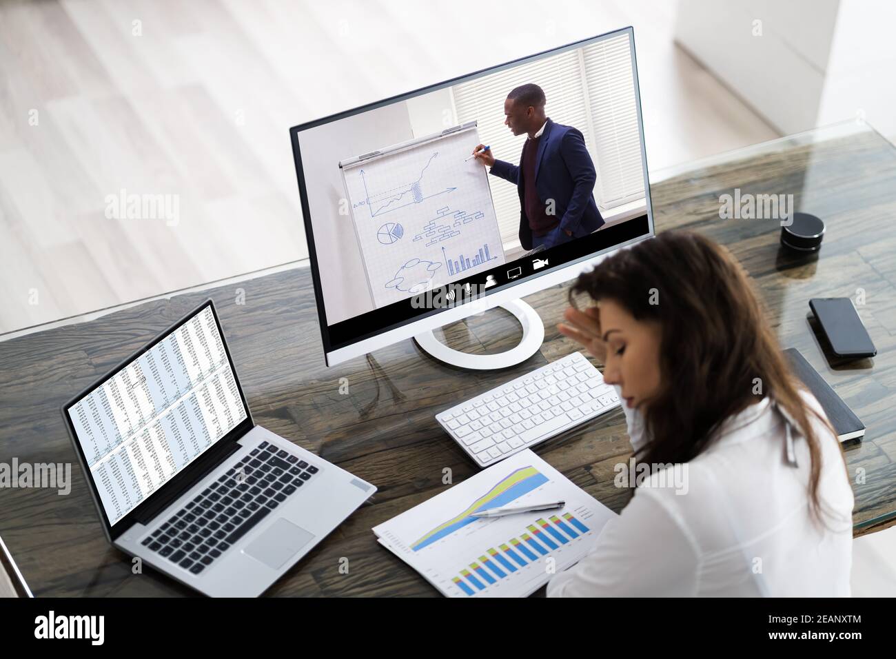 Unhappy virtual hi-res stock photography and images - Alamy