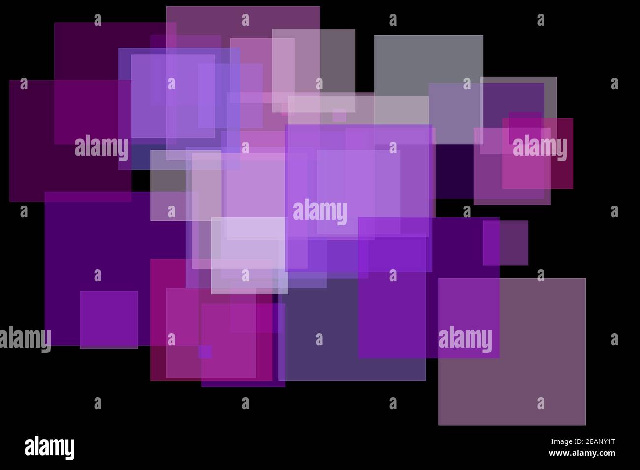 Abstract violet squares illustration background Stock Photo - Alamy