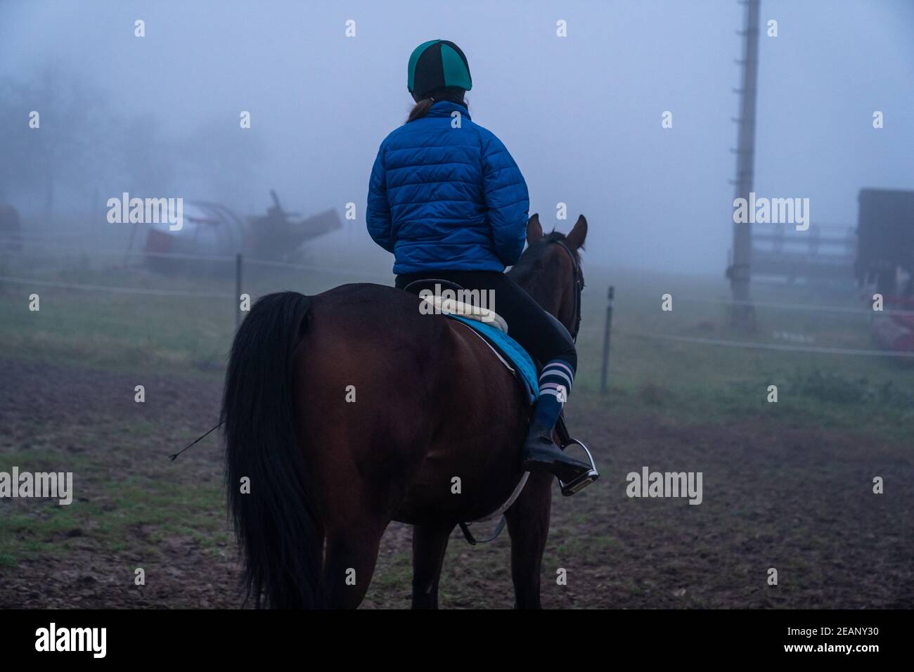 Horseback training rural hi-res stock photography and images - Alamy