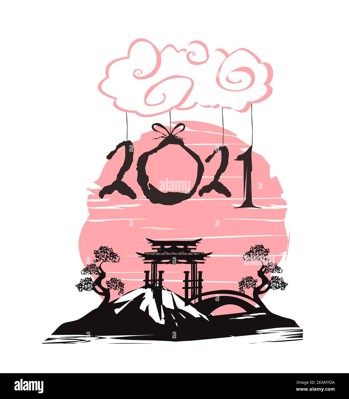 2021 new year plant Cut Out Stock Images & Pictures - Alamy