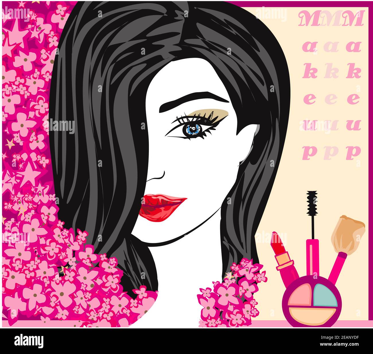 Mascara raster hi-res stock photography and images - Alamy