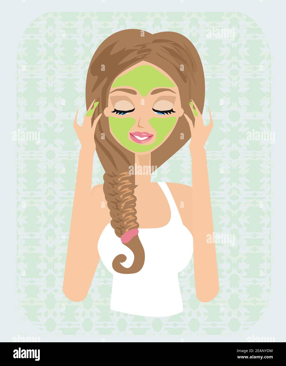 Abstract girl cartoon hi-res stock photography and images - Alamy