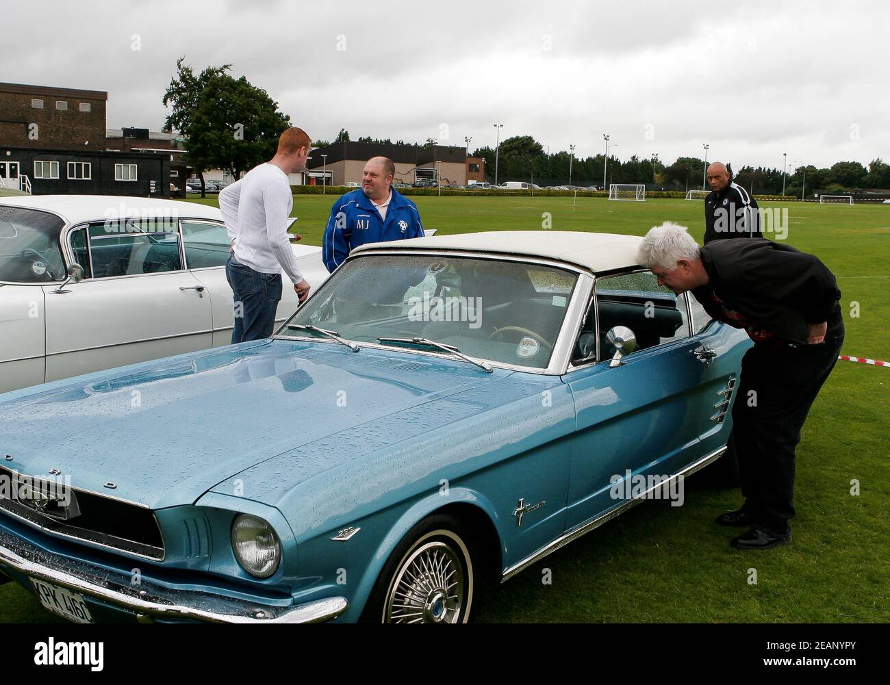 Classic blue mustang hi-res stock photography and images - Alamy