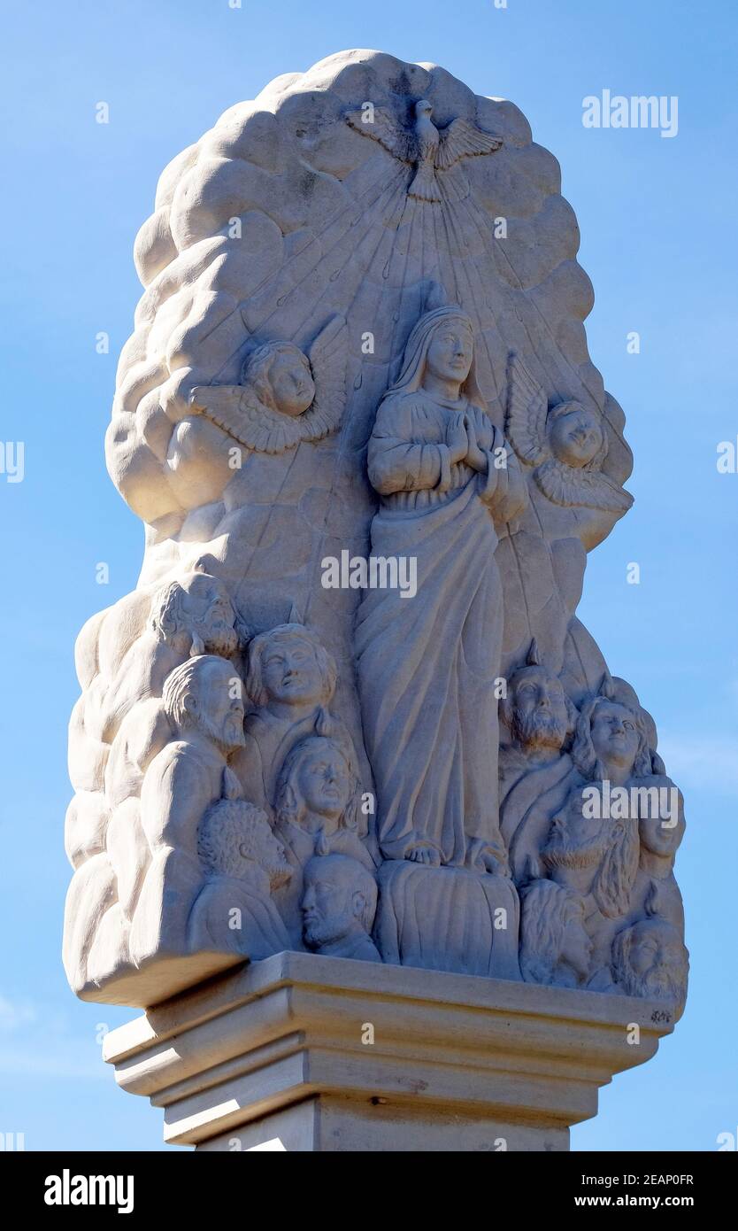 Descent of the Holy Spirit on the apostles, Mary's Way in Klenovnik ...