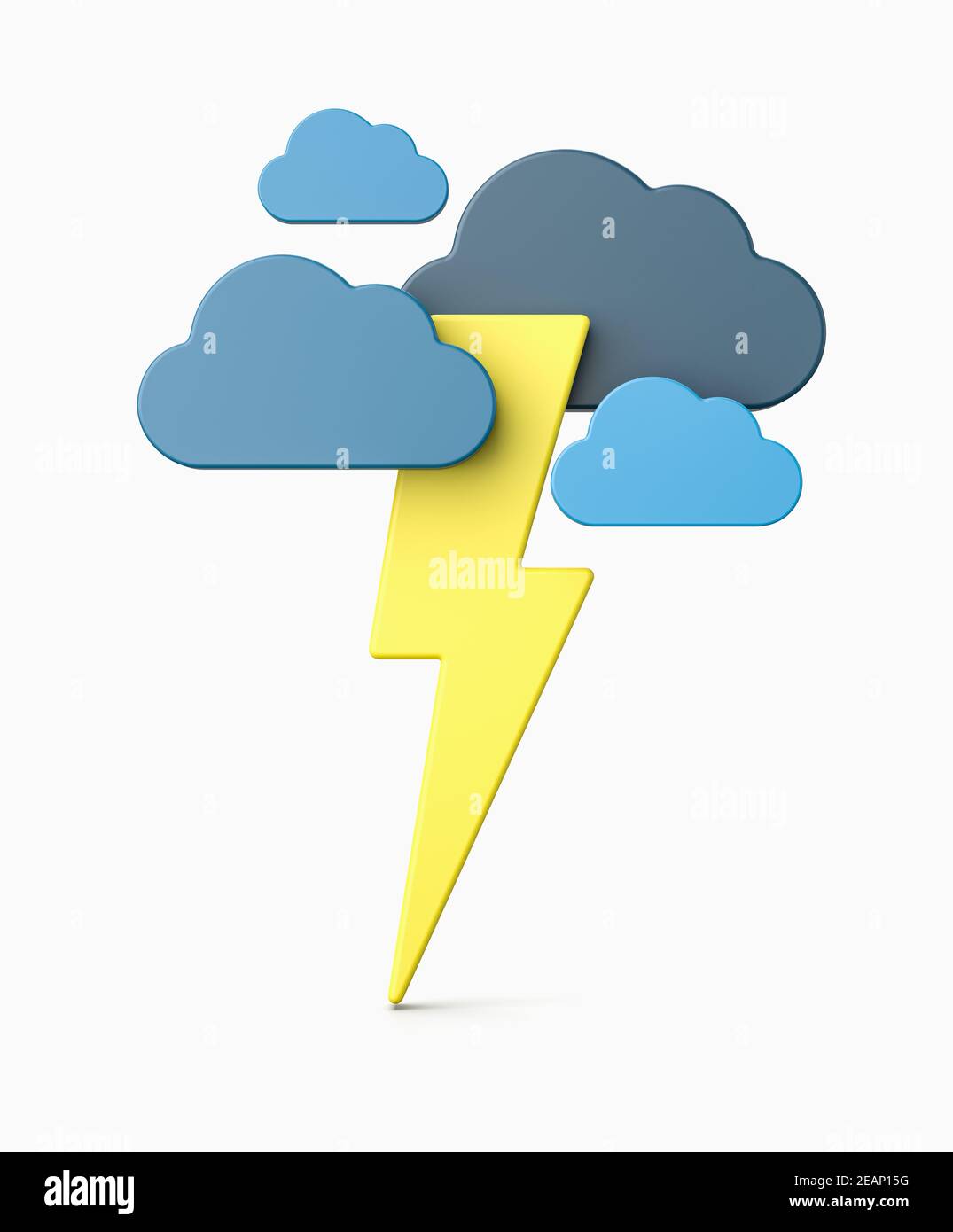 Thunderbolt illustration Cut Out Stock Images & Pictures - Alamy
