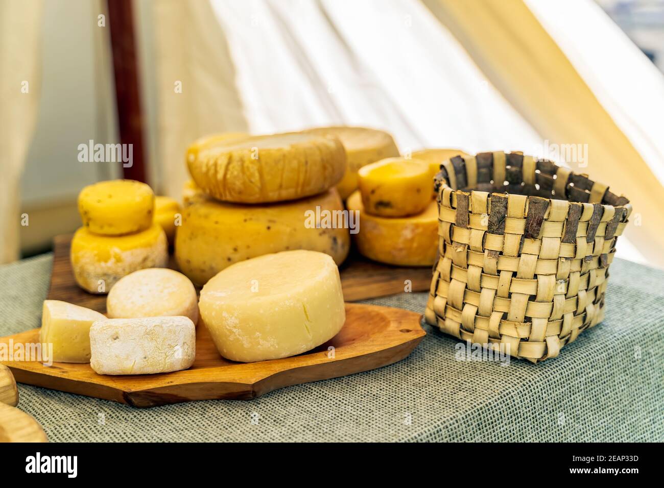 Old cheese wheel hi-res stock photography and images - Alamy