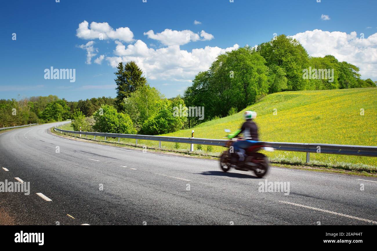 Motorcycle open road hi-res stock photography and images - Alamy
