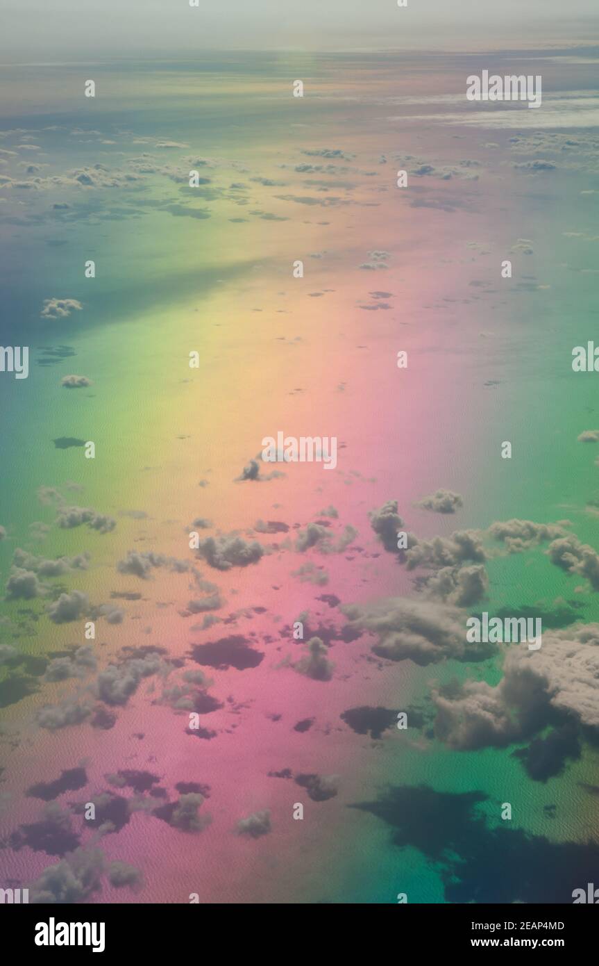 Aerial view of the Tyrrhenian sea Stock Photo - Alamy