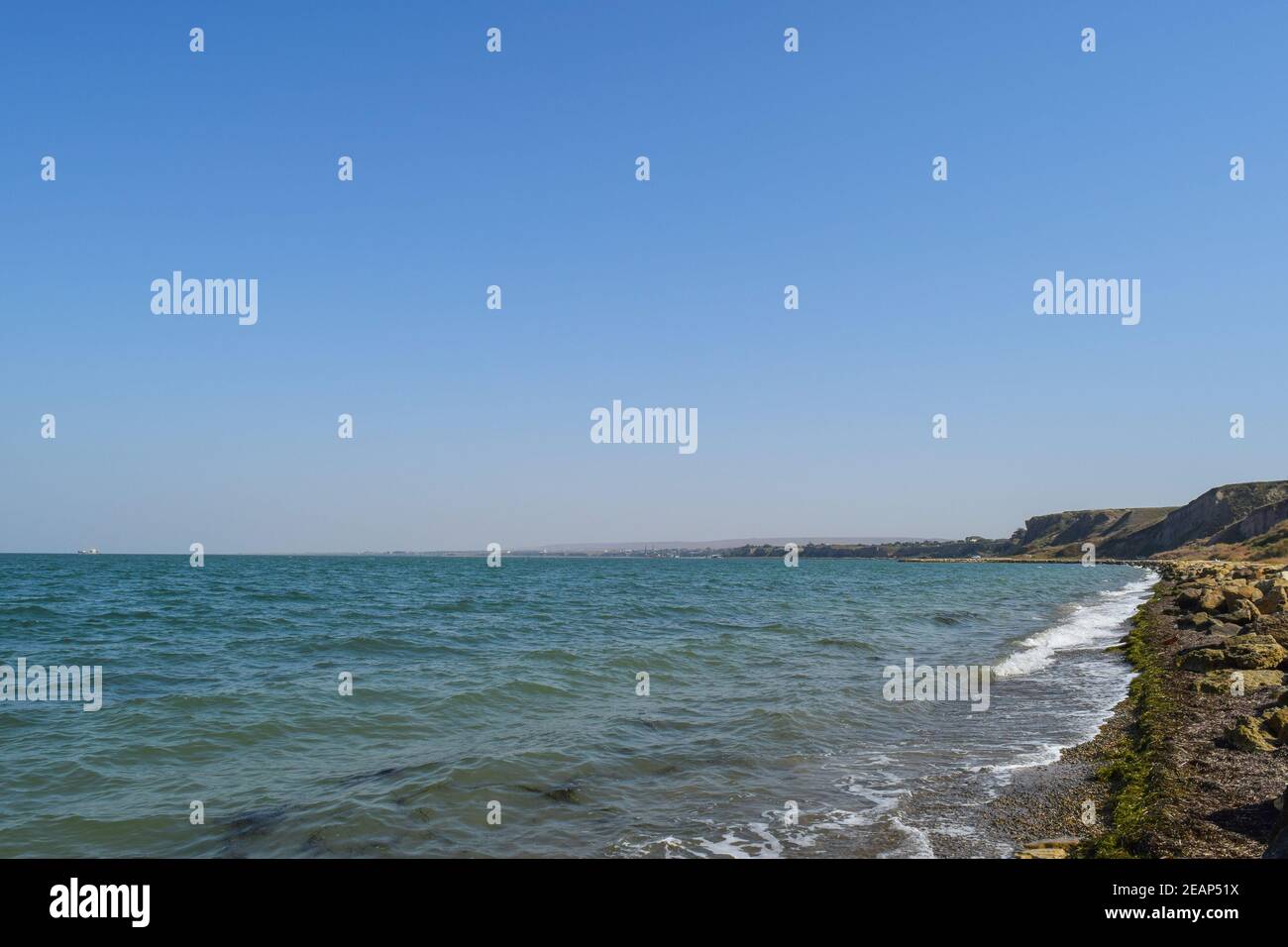 The coastline of Azov sea Stock Photo - Alamy