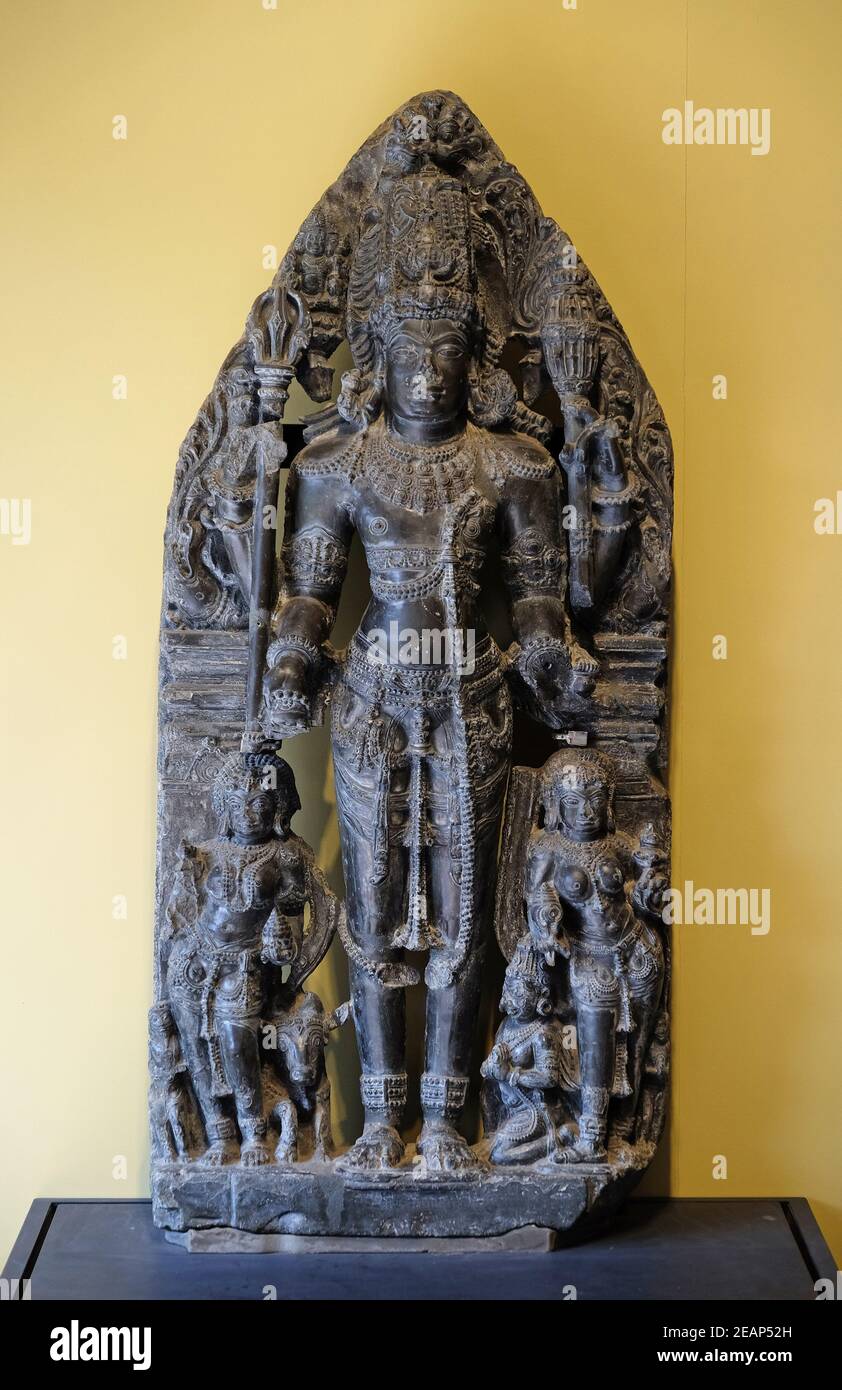 Statue of Harihara from 12th century exposed in the Prince of Wales ...