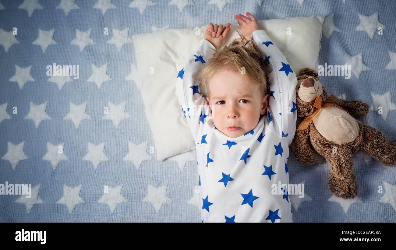 Boy scream bed hi-res stock photography and images - Alamy