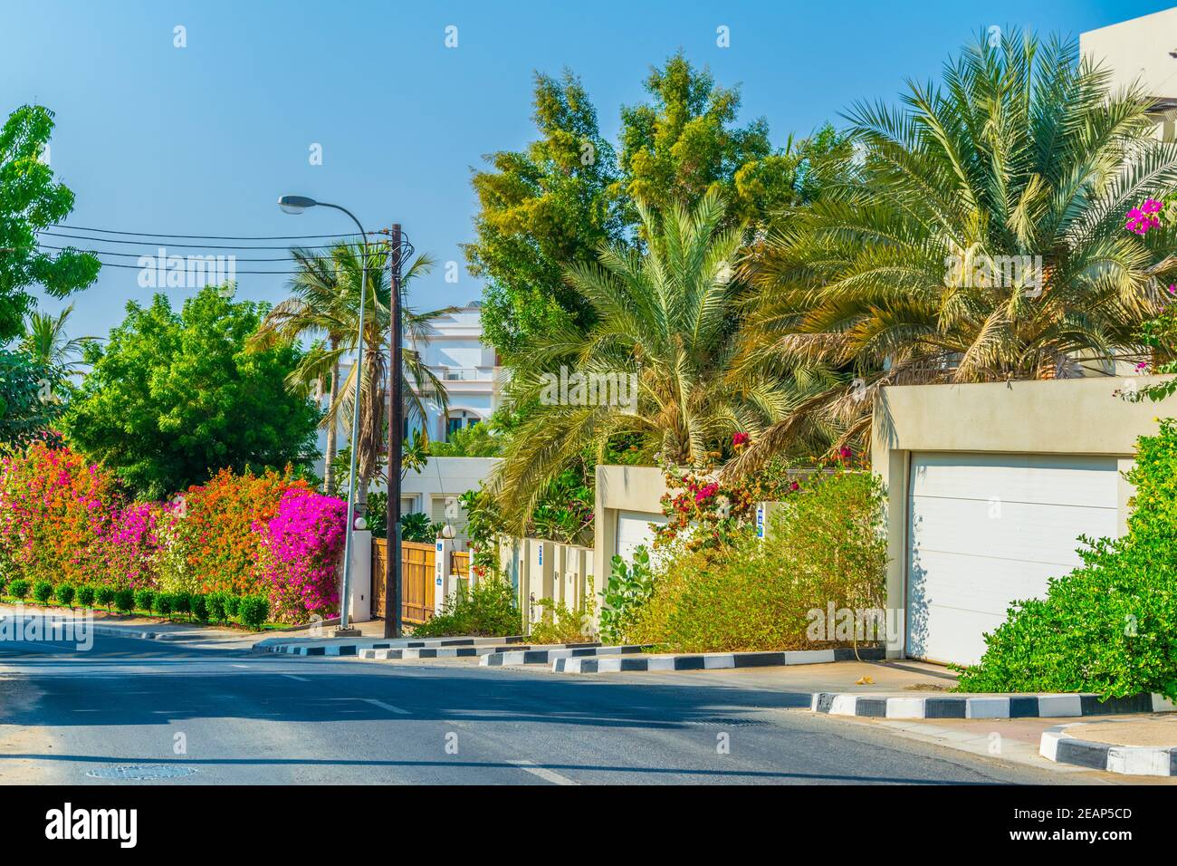 Qurm residential area in Muscat, Oman Stock Photo - Alamy