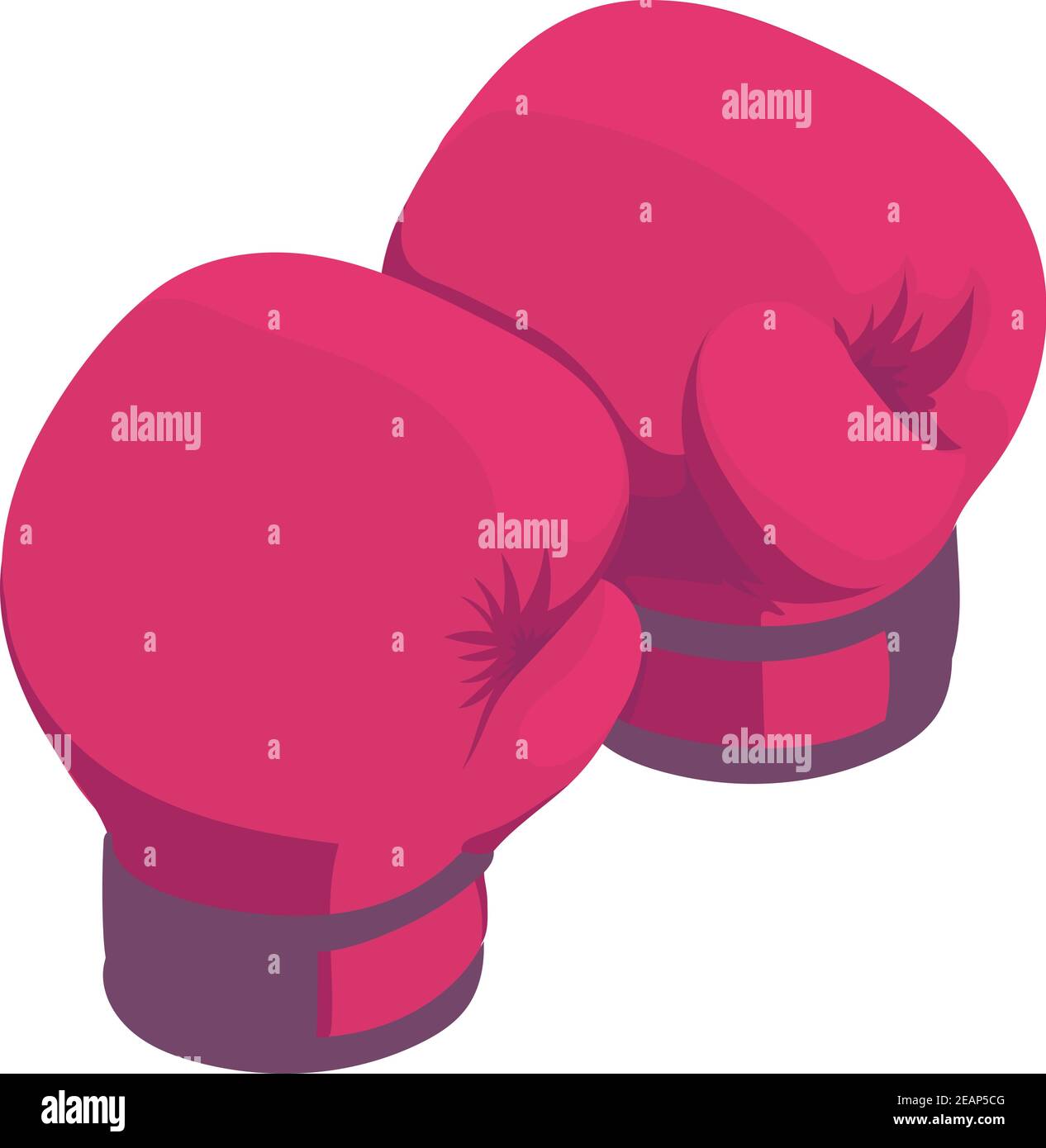 Boxing gloves icon. Isometric of boxing gloves vector icon for web ...