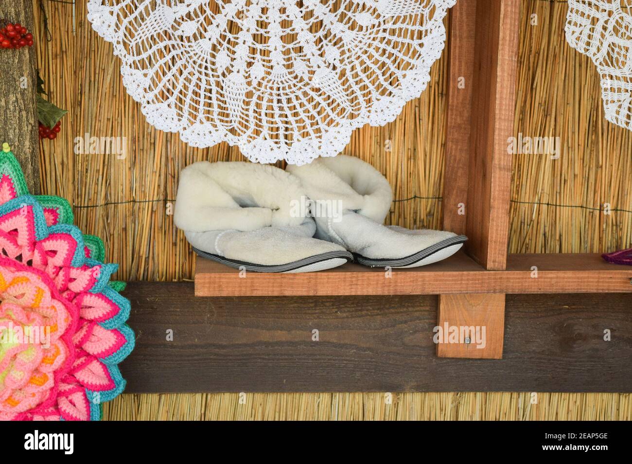 Shoe shelf slippers hi-res stock photography and images - Alamy
