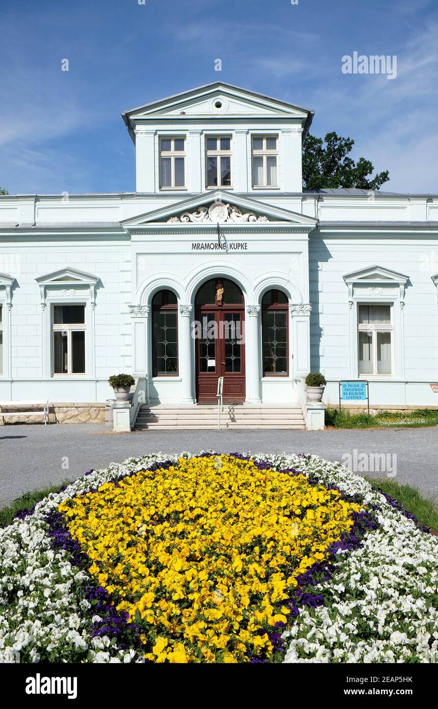 Marble baths in Lipik health resort. Lipik, Croatia Stock Photo - Alamy