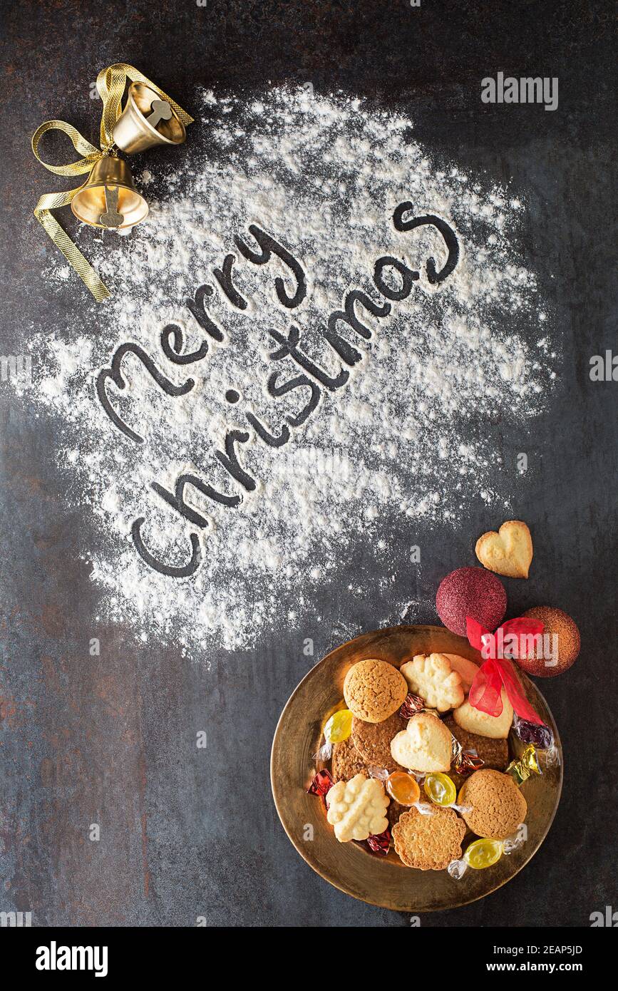 Christmas composition text merry hi-res stock photography and images ...