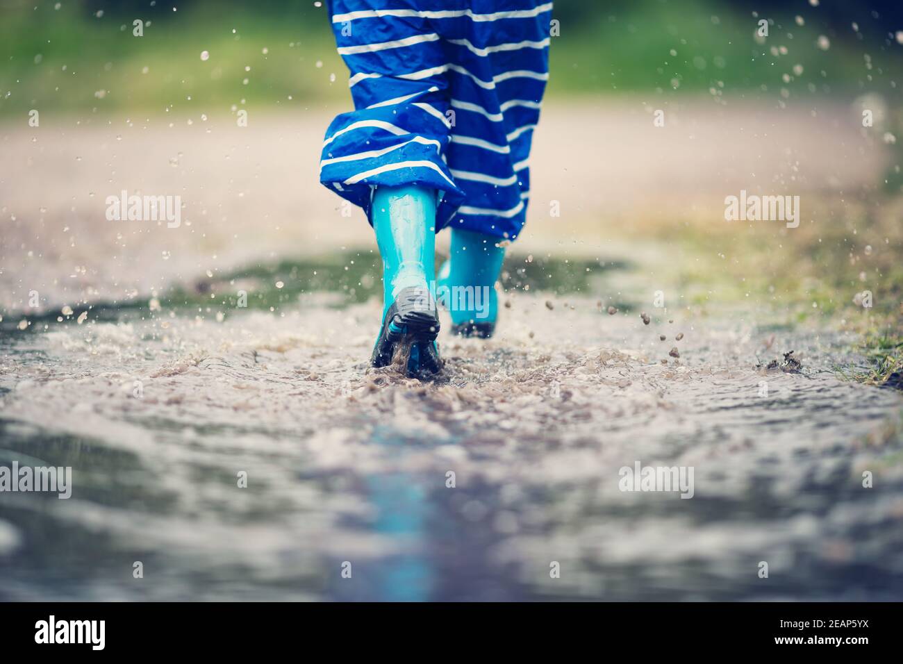 Wet wellies hi-res stock photography and images - Alamy