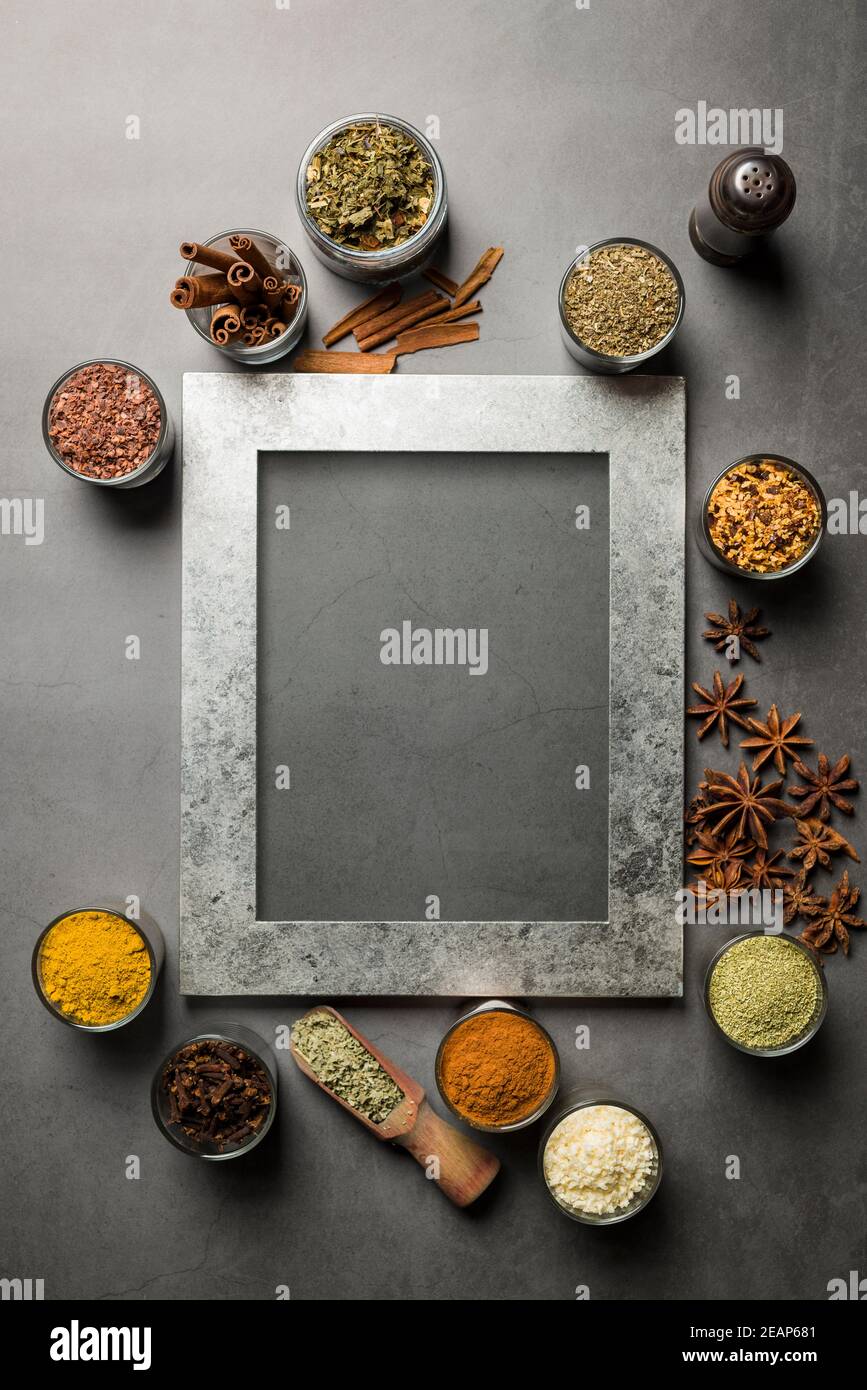 mix of spices Stock Photo - Alamy