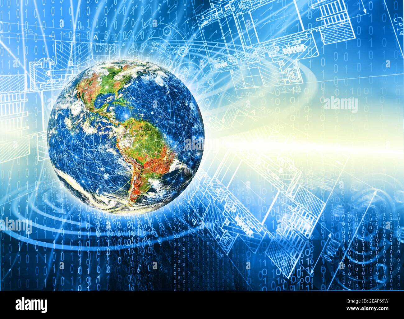 Worldwide map hi-res stock photography and images - Alamy