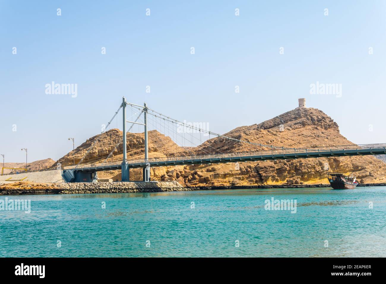 the Khor Al Batah bridge in Sur, Oman Stock Photo - Alamy