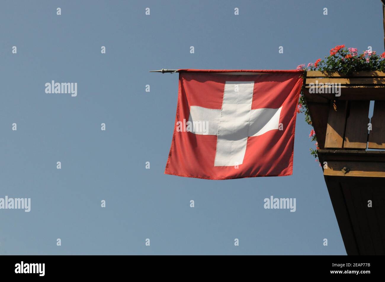 Switzerland balcony hi-res stock photography and images - Alamy