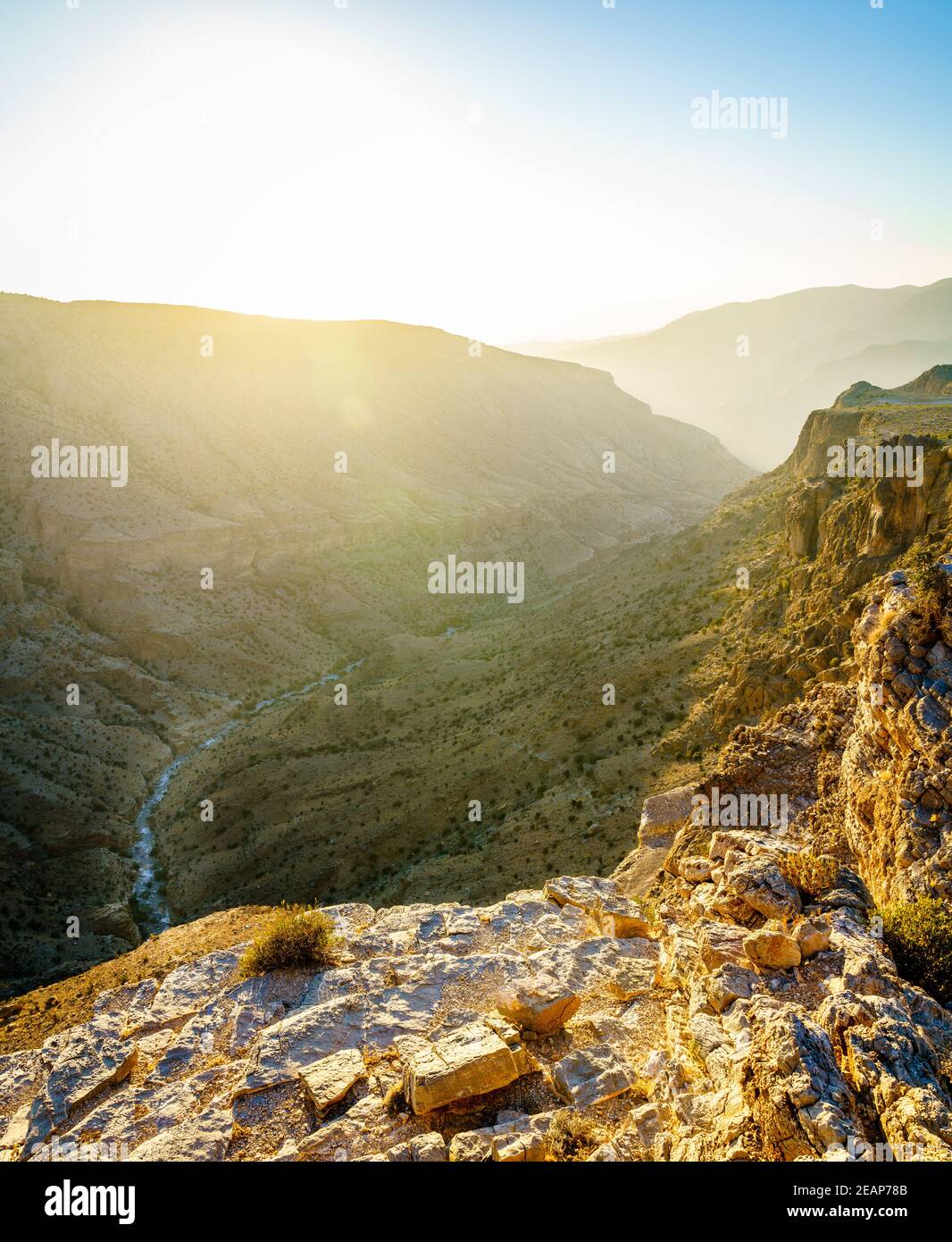 Al Hajar mountains of Oman Stock Photo - Alamy