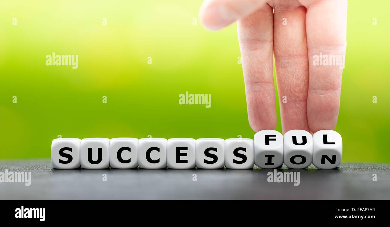 Symbol for a successful succession Stock Photo - Alamy