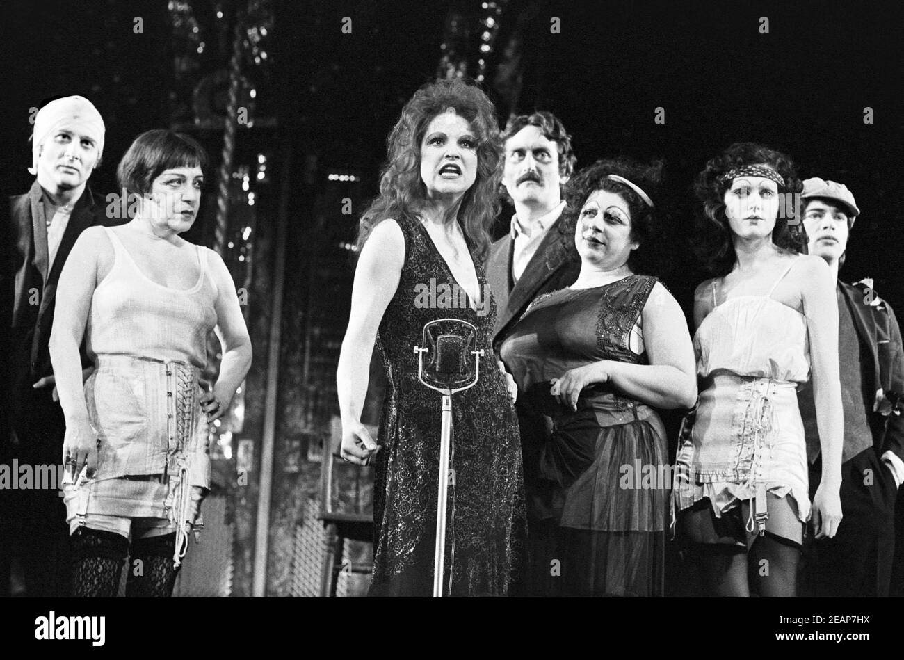 front, l-r: Stella Courtney (Coaxer), Annie Ross (Jenny Diver), Timothy ...