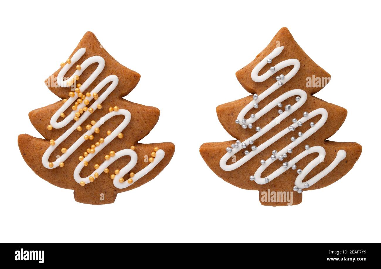 Christmas tree shape gingerbread hi-res stock photography and images ...