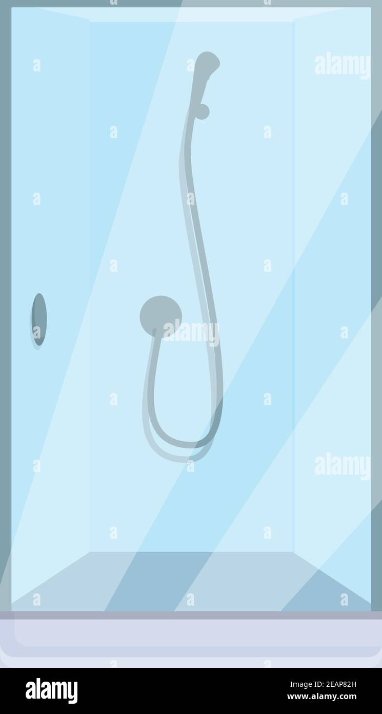 Home shower stall icon. Cartoon of home shower stall vector icon for ...