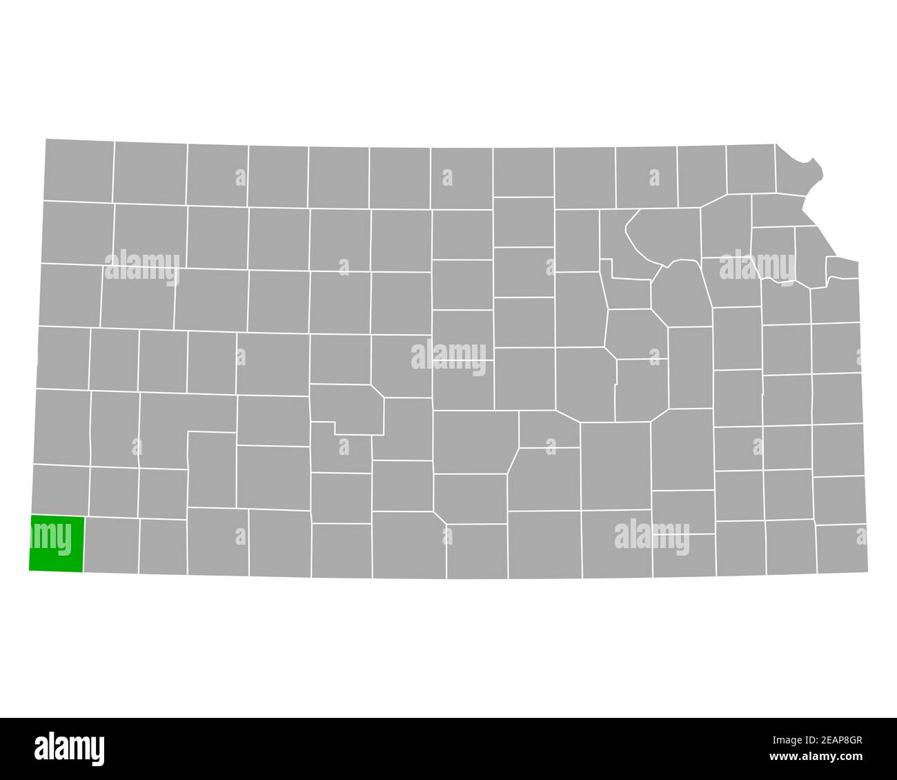 Map of Morton in Kansas Stock Photo - Alamy