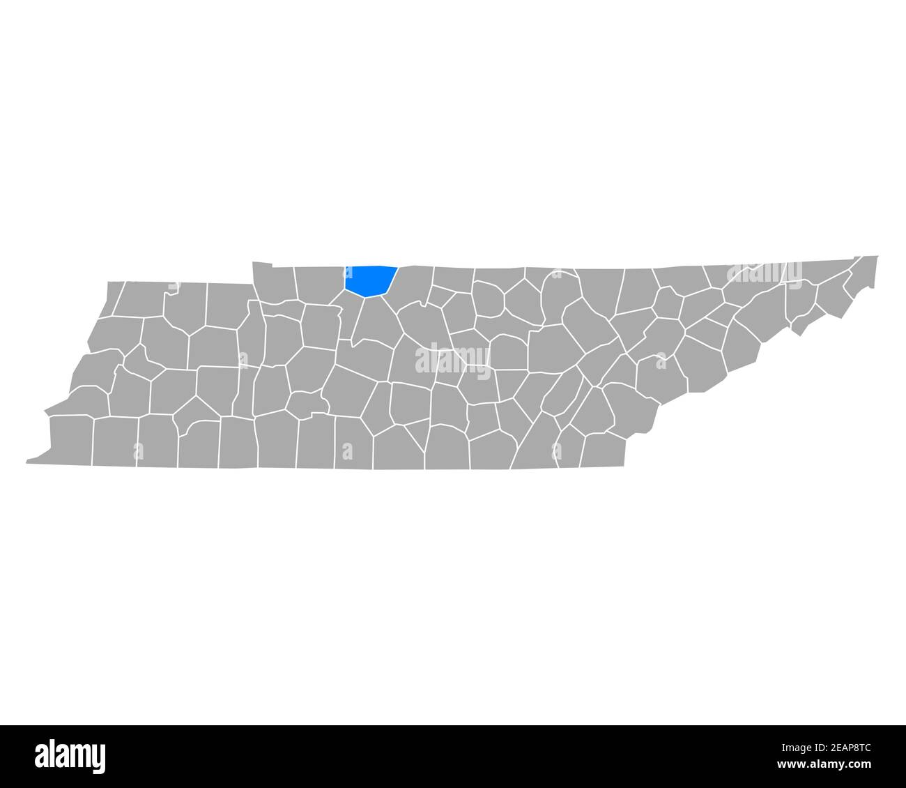 Map of Robertson in Tennessee Stock Photo - Alamy