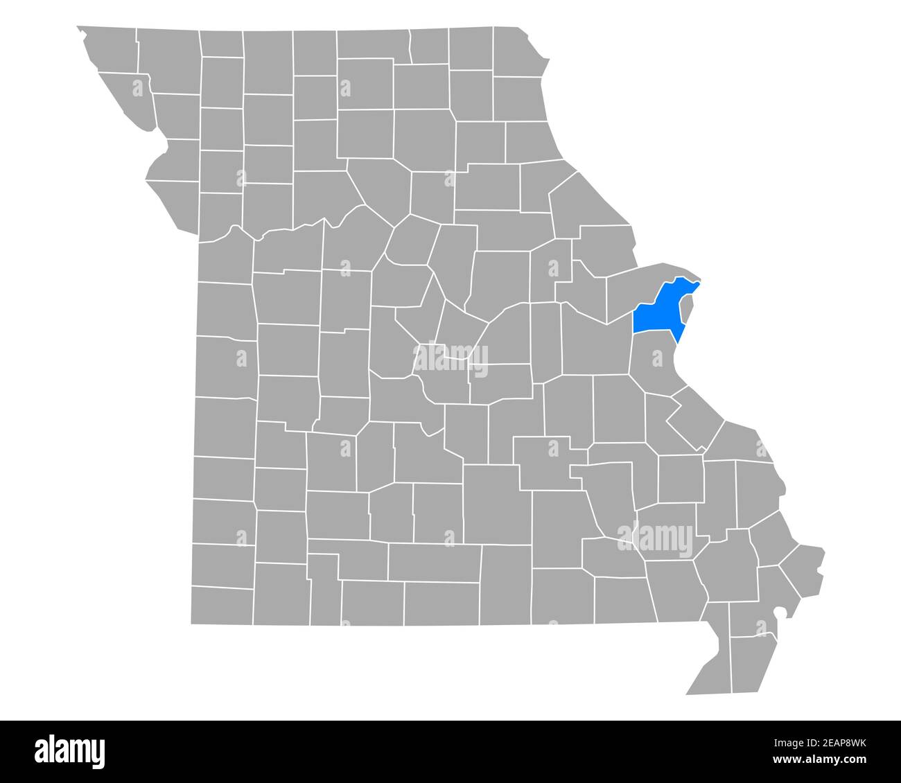 Map of st louis hi-res stock photography and images - Alamy