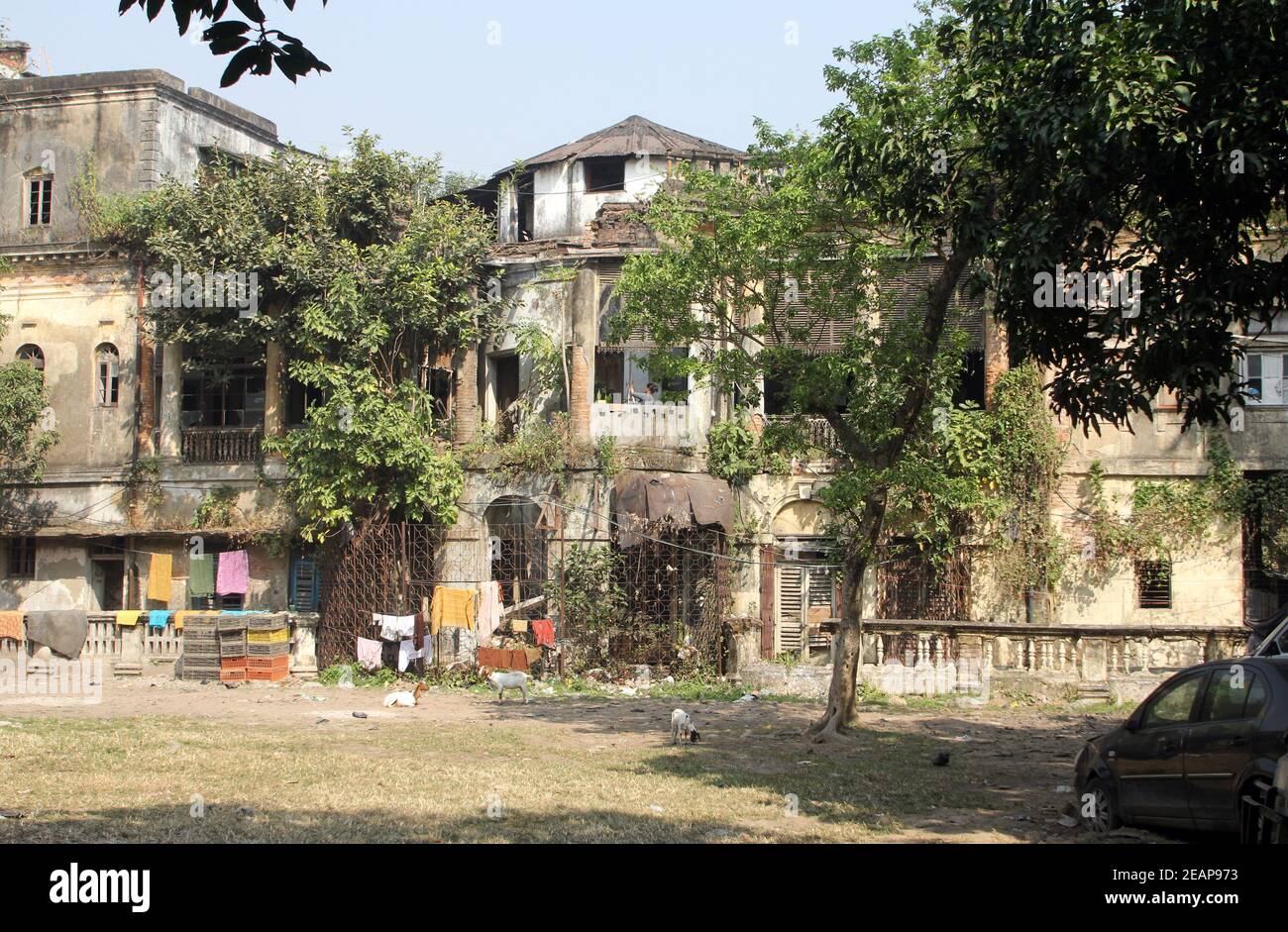 Traditional Courtyard House in Central Kolkata, India Stock Photo - Alamy
